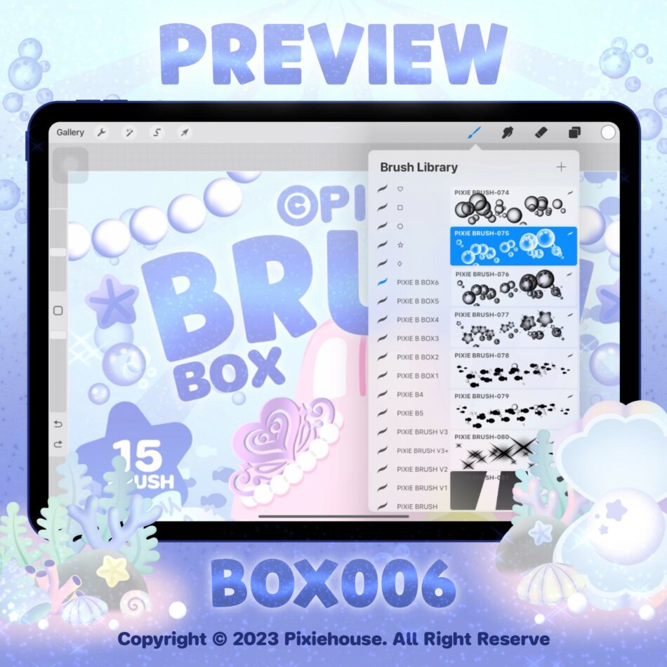 PIXIE BRUSH BOX006 (PROCREATE) – BEARTOR