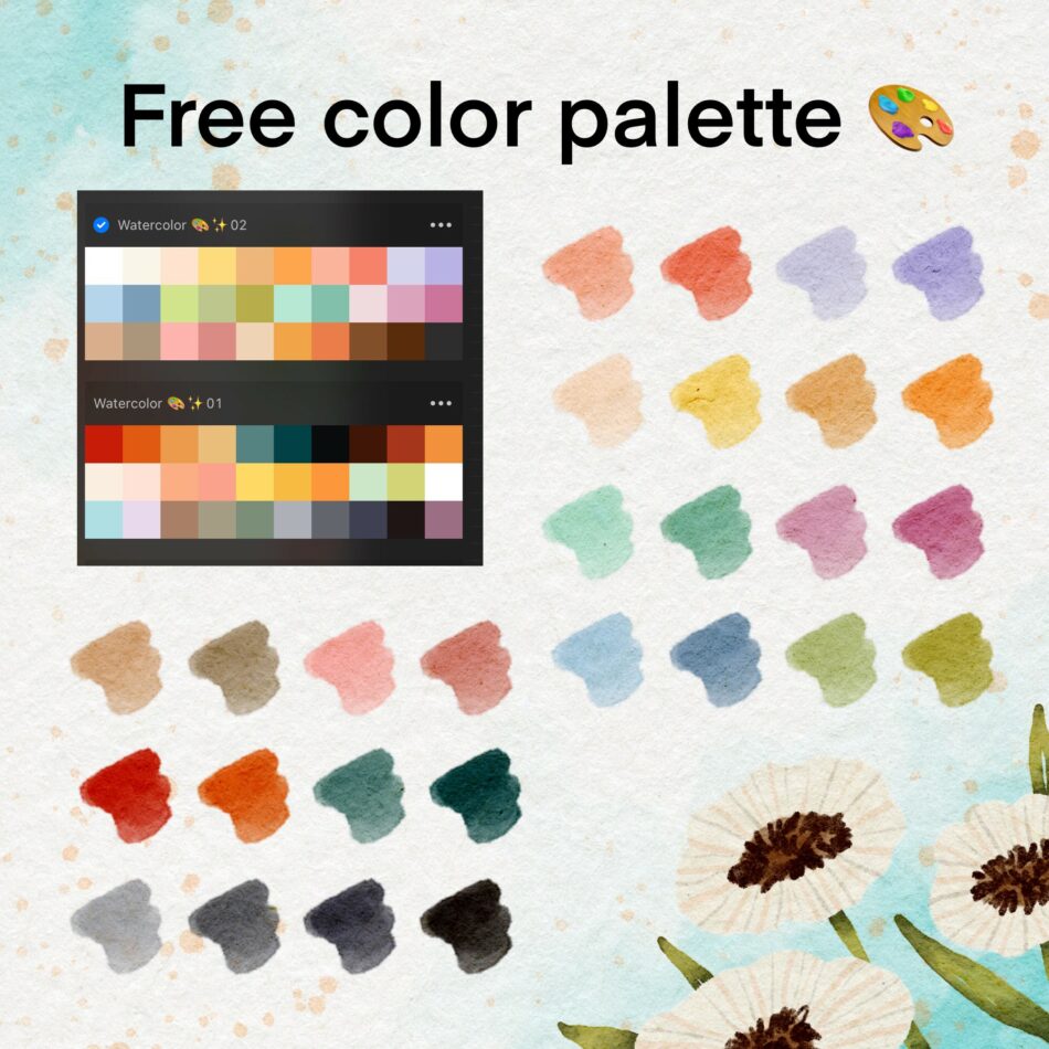 เซตบรัช TLZ.Watercolor Brush 🎁 | Thelittlezone🎁 Brush – BEARTOR