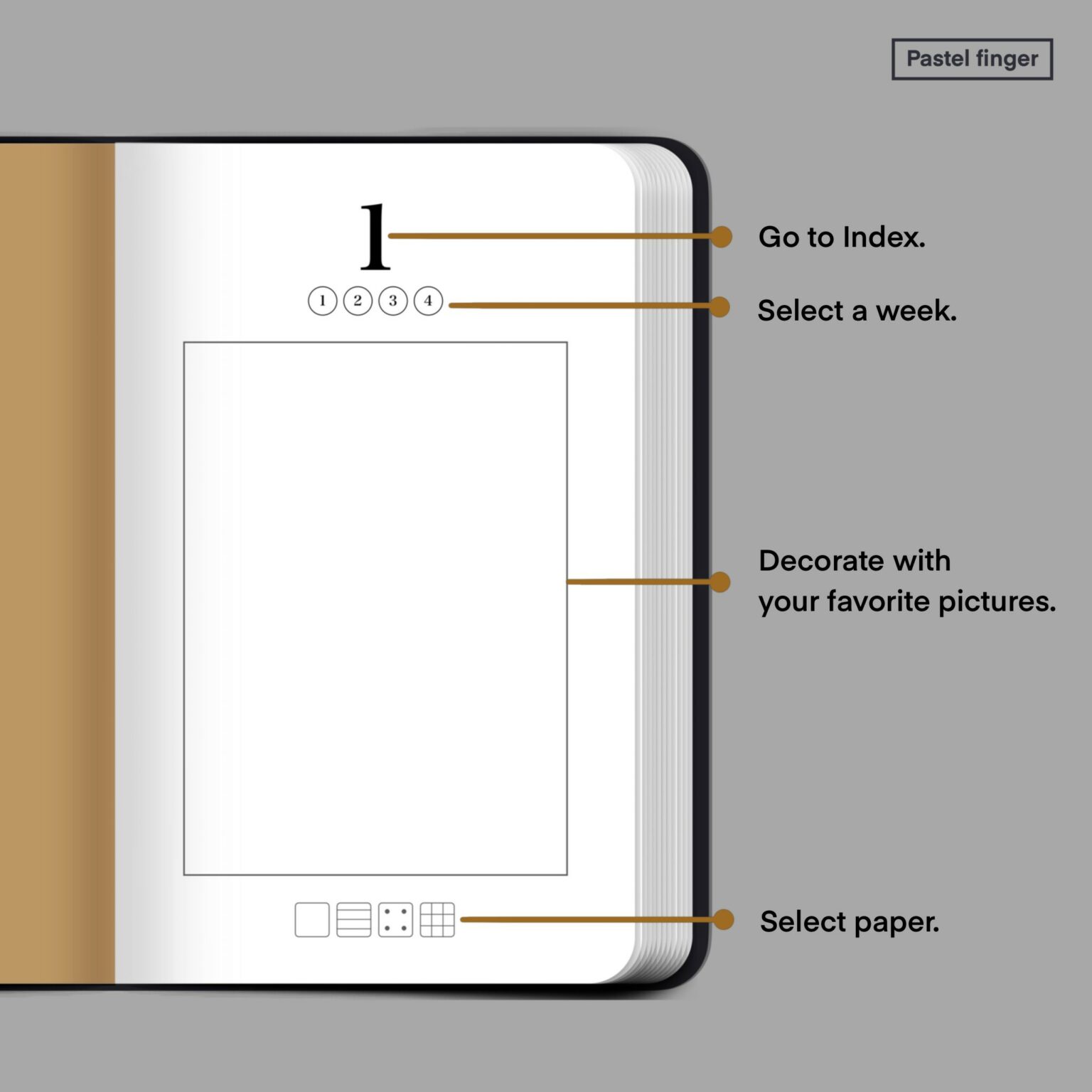 Digital Diary Black Cover - BEARTOR