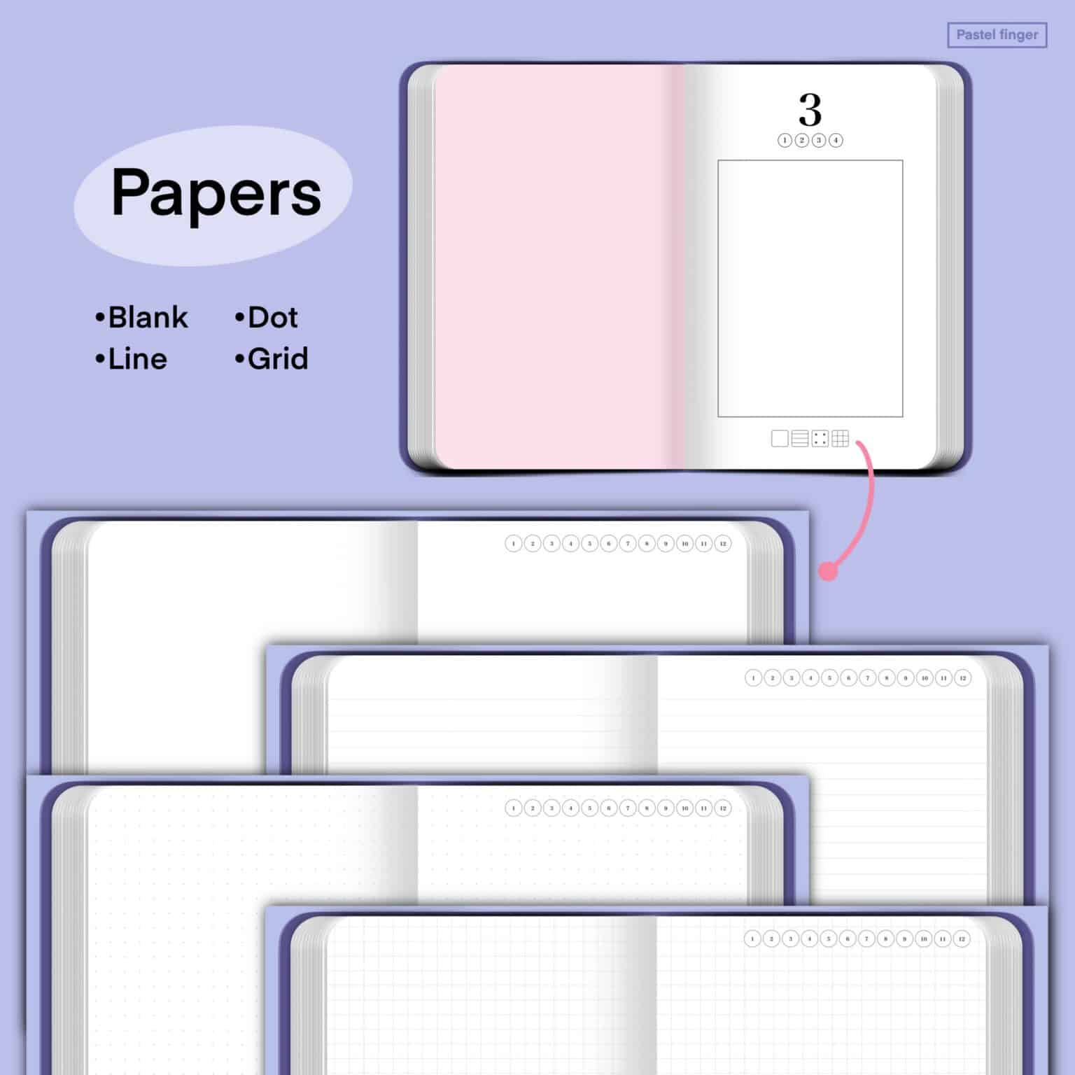 Digital Diary Violet Cover - BEARTOR