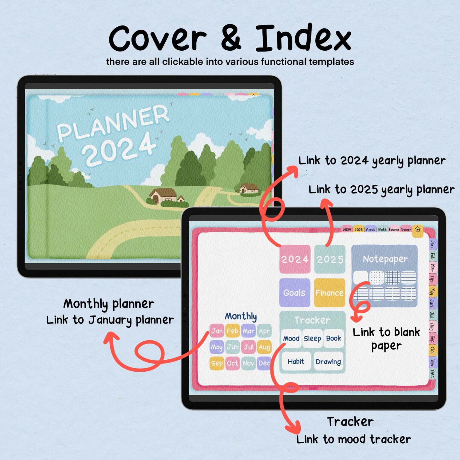 ดิจิตอลแพลนเนอร์2024 | Digital Planner 2024 – BEARTOR