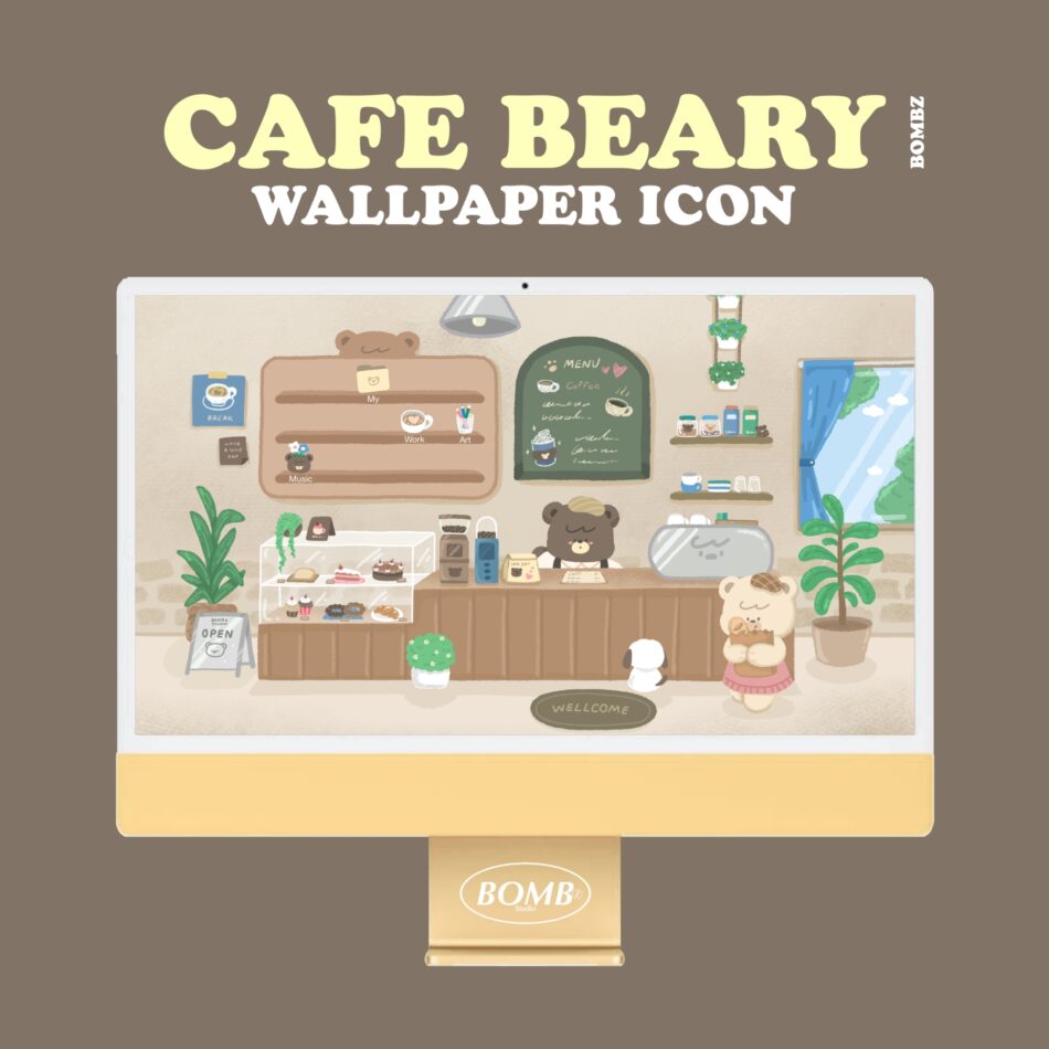 Computer Desktop (Cafe beary) – BEARTOR