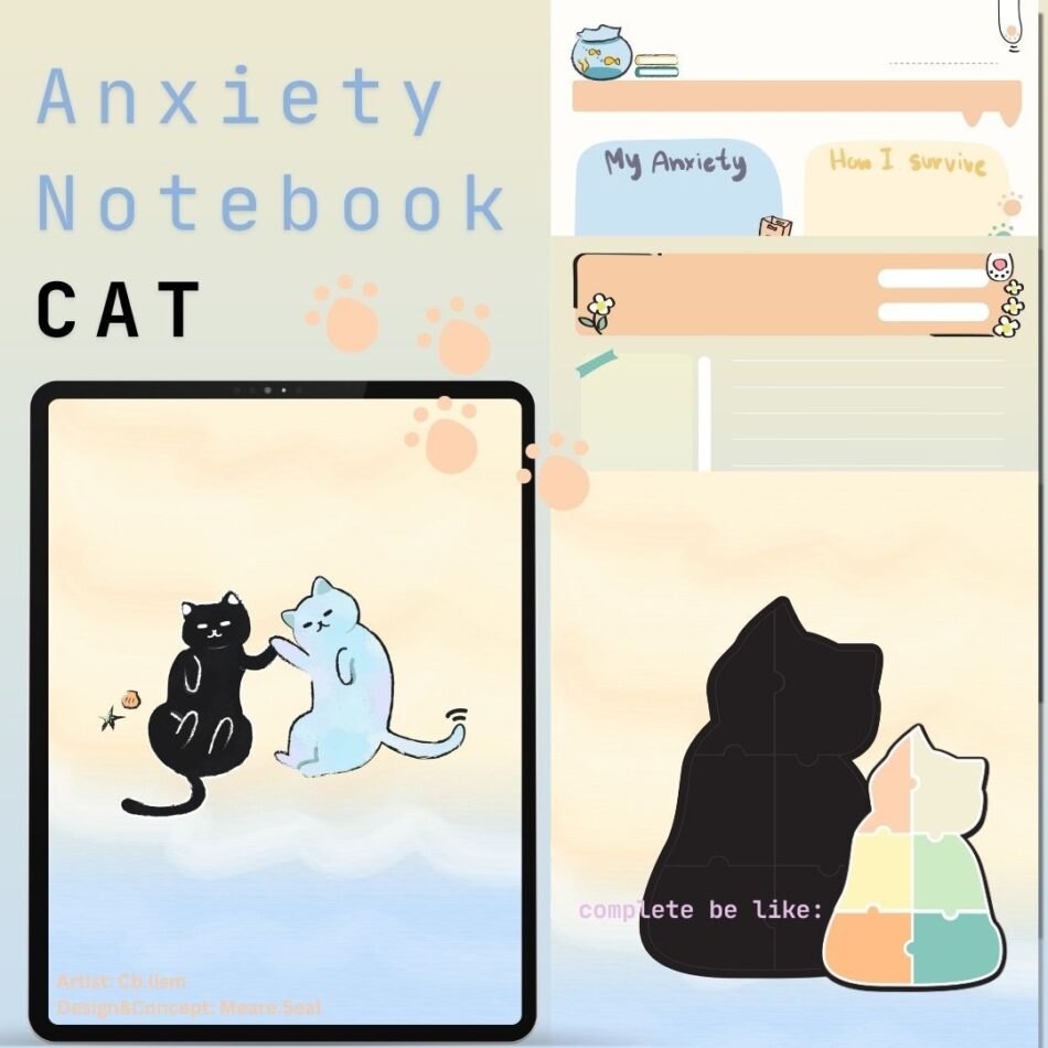 Anxiety Notebook Cat – BEARTOR
