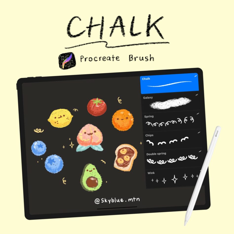 Chalk Procreate Brush – BEARTOR