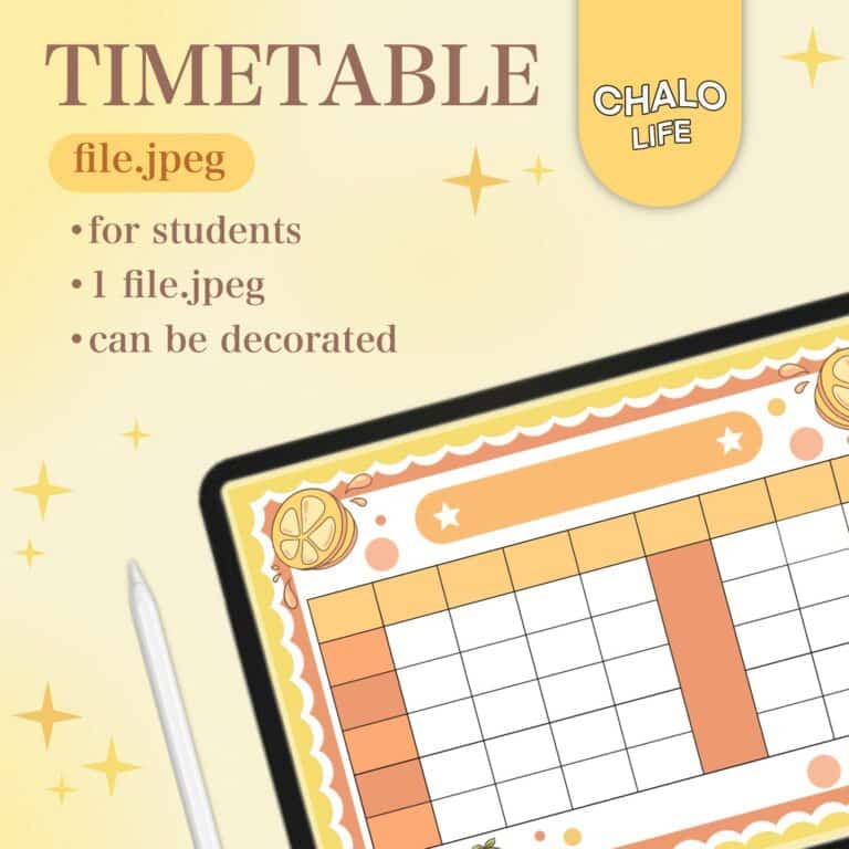 Timetable orange – BEARTOR